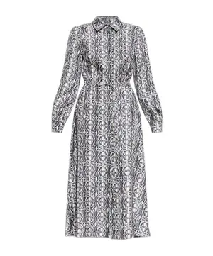 Max Mara Long-sleeved Dress - Gray