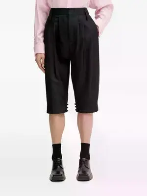 Kenzo Pleated Button-cuff Shorts