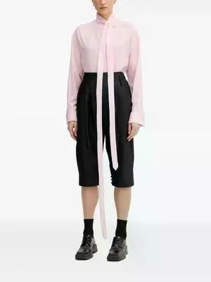 Kenzo Pleated Button-cuff Shorts