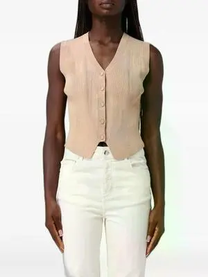 Armani Exchange Straight Hem Vests For Women