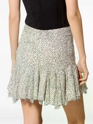 MARANT ETOILE Daneen Polka Dot Cotton Voile Skirt