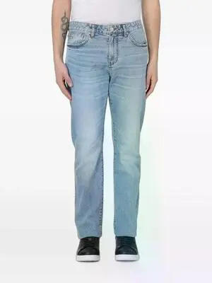 Armani Exchange Faded Effect Jeans
