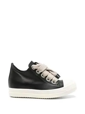 Rick Owens Oversized Lace Leather Sneakers