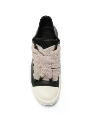 Rick Owens Oversized Lace Leather Sneakers