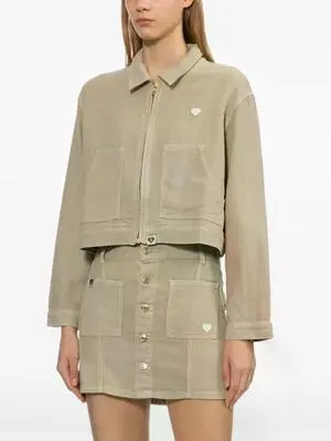 AAPE BY *A BATHING APE Heart Patch Cropped Jacket