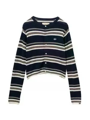 AAPE BY *A BATHING APE Apee™ A Bathing Ape® Striped Buttoned Cardigan