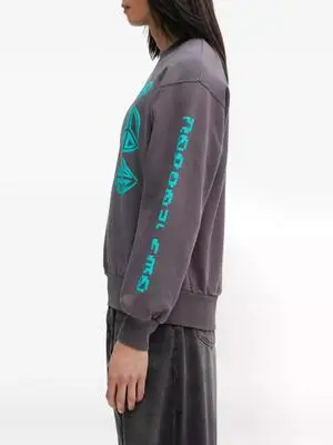 NO PROBLEMO Graphic Print Oversized Sweater