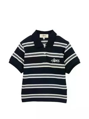AAPE BY *A BATHING APE Apee™ A Bathing Ape® Striped Polo Shirt - Blue
