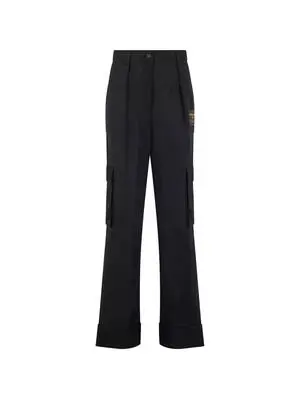 Moschino Patch Cargo Flared Trousers