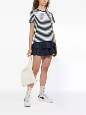 AAPE BY *A BATHING APE Apee™ A Bathing Ape® Striped Heart-patch T-shirt