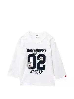 AAPE BY *A BATHING APE Apee™ A Bathing Ape® Logo Patch Crew Neck T-shirt