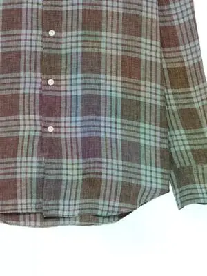 FINAMORE 1925 Checked Long-sleeve Shirt