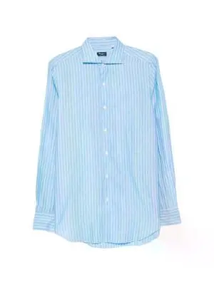 FINAMORE 1925 Striped-print Long-sleeve Shirt