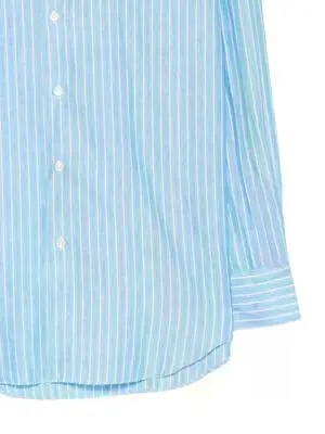 FINAMORE 1925 Striped-print Long-sleeve Shirt