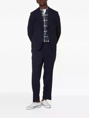 Officine Générale Arthus Single-breasted Jacket - Blue