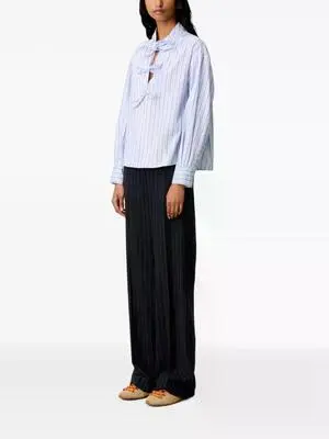 Claudie Pierlot Striped Poplin Blouse