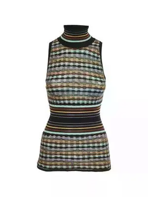 Missoni High Neck Sleeveless Vest