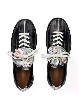 Kenzo Striker Embellished Leather Derby Shoes