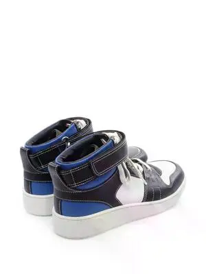 Hermès 2010sk High-top Leather Sneakers