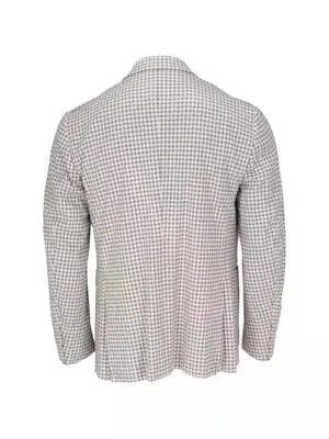 Isaia Gingham-check Blazer