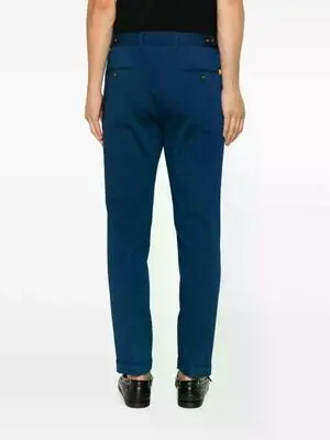 MANUEL RITZ Seersucker Pleated Trousers