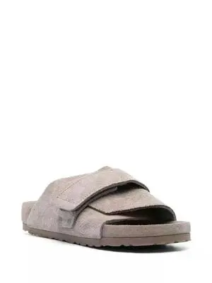 BIRKENSTOCK Kyoto Suede Slides - Neutrals