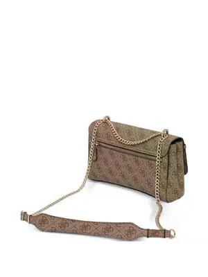 Guess Leona Monogram-print Shoulder Bag