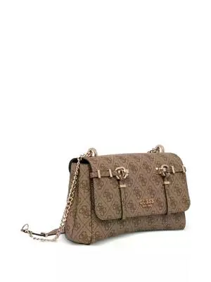 Guess Leona Monogram-print Shoulder Bag