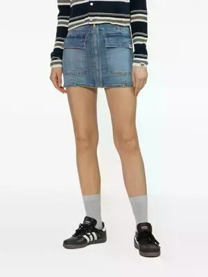 AAPE BY *A BATHING APE Apee™ A Bathing Ape® Logo-patched Denim Skirt