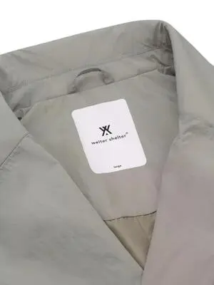 WELTER SHELTER Shuva Crinkle-effect Double-breasted Coat