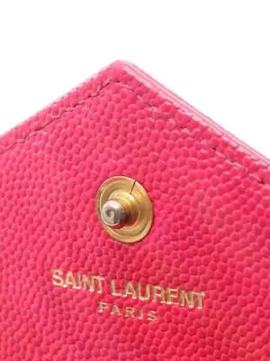 Saint Laurent Cassandre Envelope Crossbody Bag - Pink