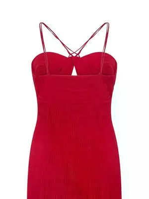 Alberta Ferretti Ruched Maxi Dress