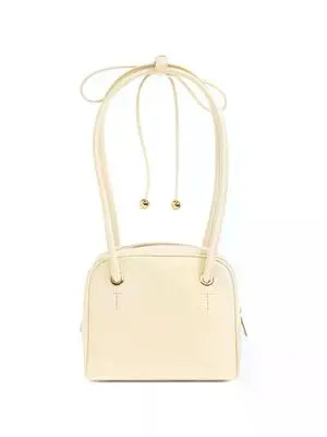 Furla Poppy Grained-leather Shoulder Bag - Neutrals