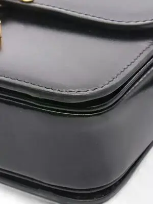 Celine Triomphe Shoulder Bag - Black