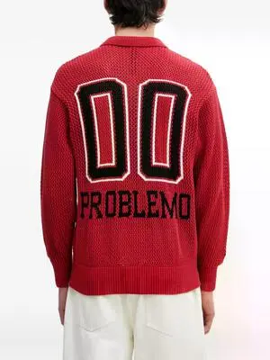 NO PROBLEMO Zip-up Crochet Cardigan