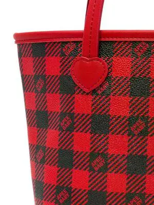 AAPE BY *A BATHING APE Logo Checked Tote Bag