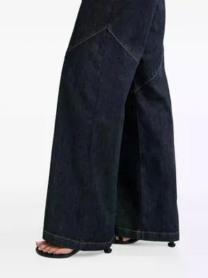 BLUGIRL Seam-detail Wide-leg Jeans