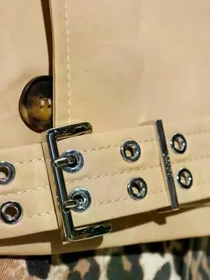 GANNI Belted Double-breasted Jacket