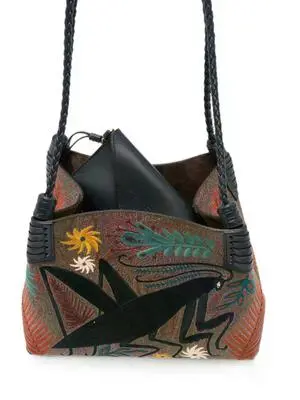 Etro Embroidered Paisley Shoulder Bag