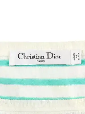 Dior Striped Knit Top With Star Motif