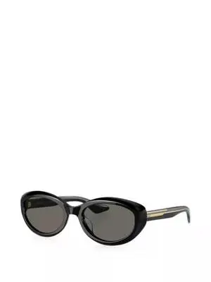 Oliver Spencer 1969c Oval Sunglasses - Black
