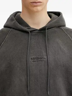 NEIGHBORHOOD Logo Embroidered Raglan Hoodie