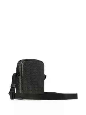 Hugo Logo Print Messenger Bag