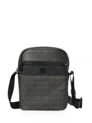 Hugo Logo Print Messenger Bag