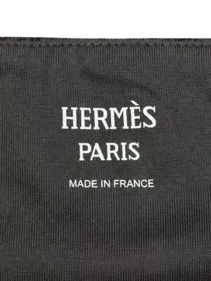 Hermès Sleeveless Mini Dress With Embossed Pattern