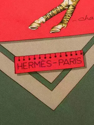 Hermès 1978-1987 Le Monde Du Polo Silk Scarf 90 Scarves