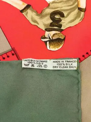 Hermès 1978-1987 Le Monde Du Polo Silk Scarf 90 Scarves