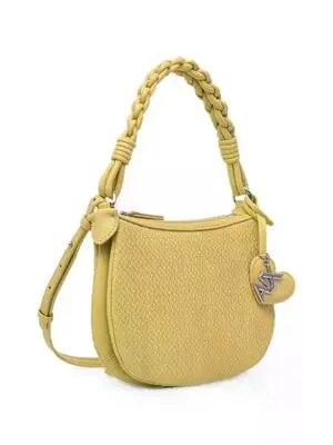 Armani Exchange Monogram-embossed Shoulder Bag