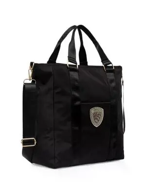 BLAUER. Logo Patch Tote Bag