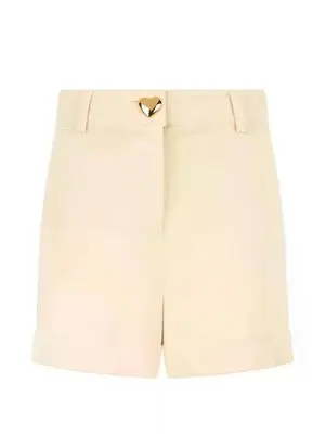 Moschino Heart Button Turned-up Shorts